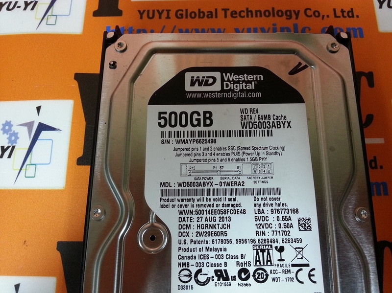WESTERN DIGITAL WD5003ABYX-01WERA2 500GB HARD DRIVE - PLC DCS SERVO ...